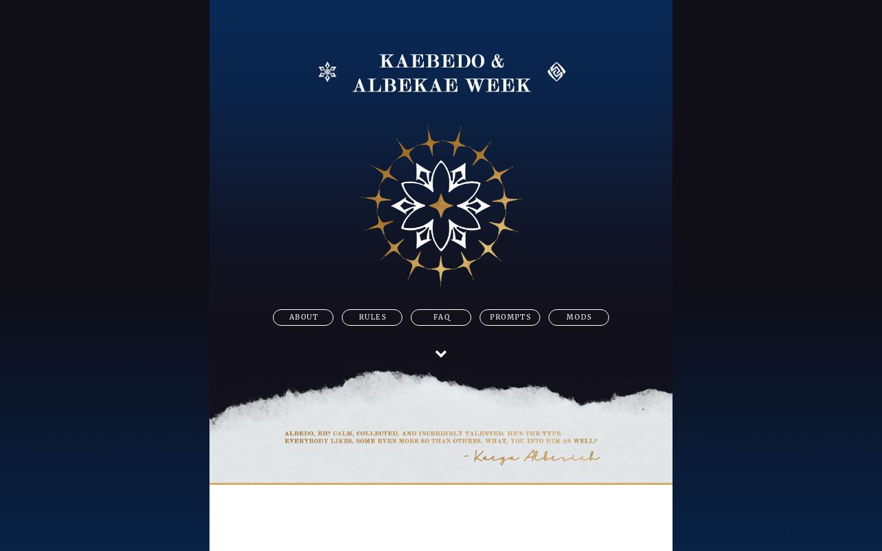 Kaebedo & Albekae Week